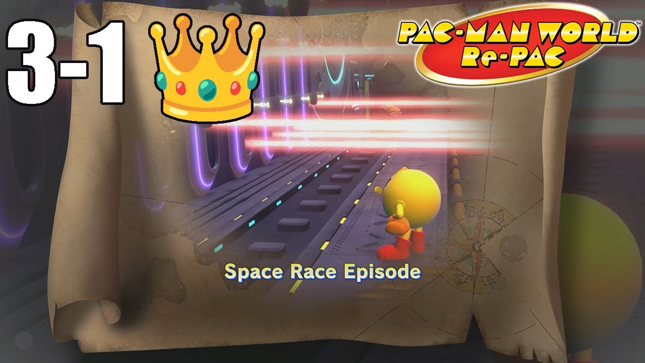3-1 👑 Space Race Episode Pac-Man World Re-Pac Gameplay - YouTube