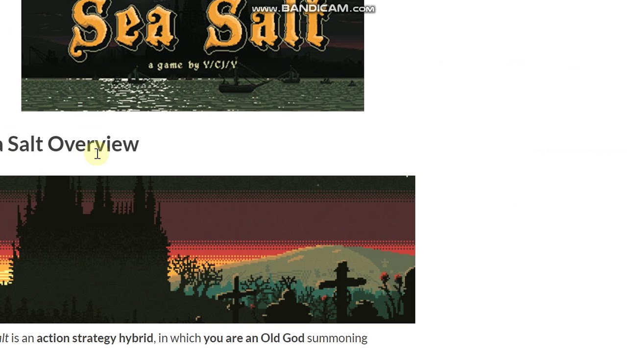 Sea Salt PC Game Free Download - YouTube