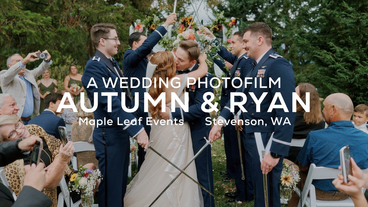 Maple Leaf Events Military Dress Wedding Photography | Stevenson, WA ...