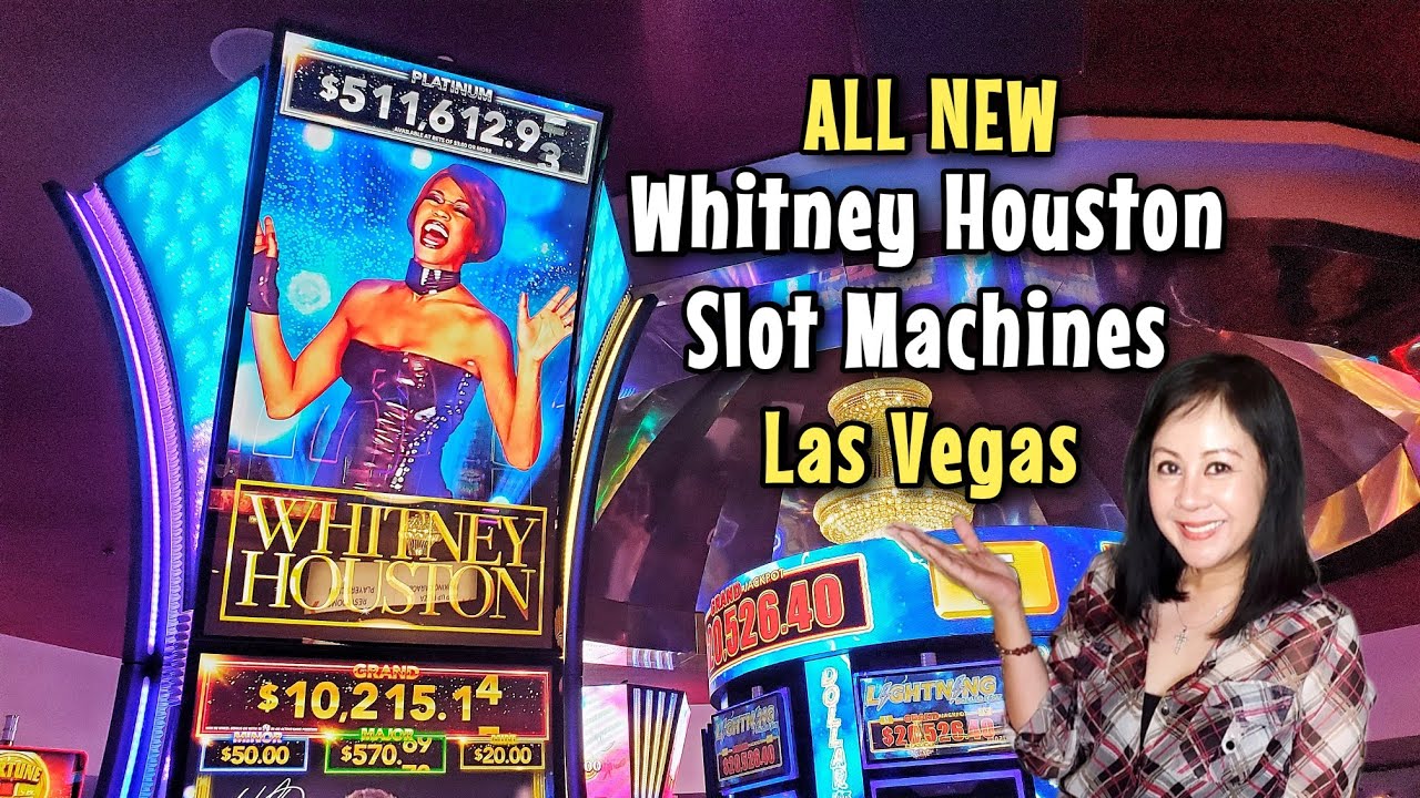 Playing the NEW Whitney Houston Slots in Las Vegas - YouTube