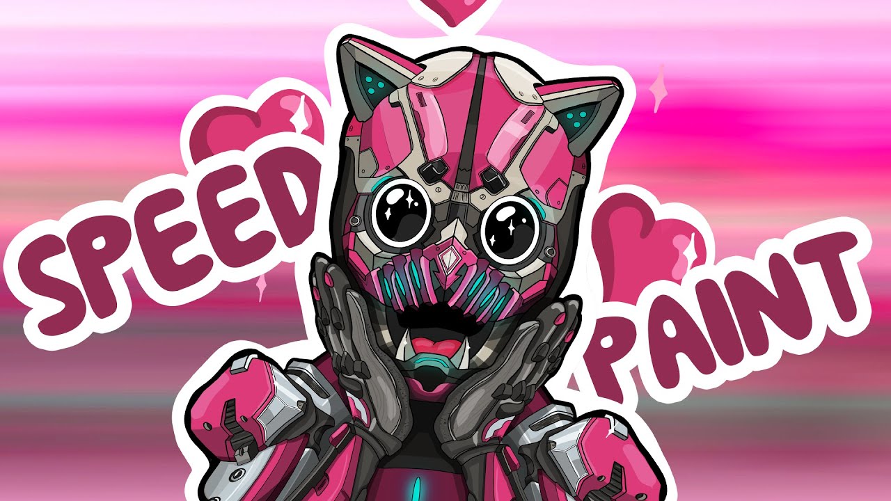Star Citizen - Speedpaint Kitty Sticker - YouTube