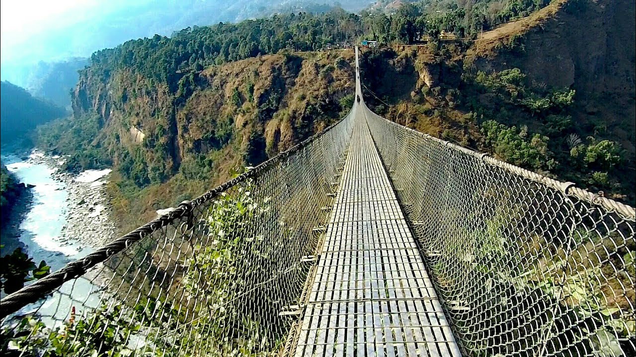 Amazing View Of World's Tallest Suspension Bridge Nepal —, 59% OFF