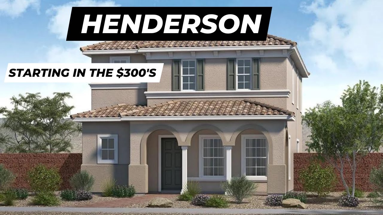 Beautiful New Build House In Henderson NV- From The $300k's! - YouTube