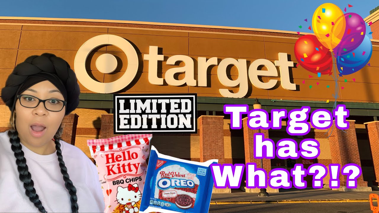 LIMITED EDITION 😋FOOD FINDS AT TARGET! - YouTube