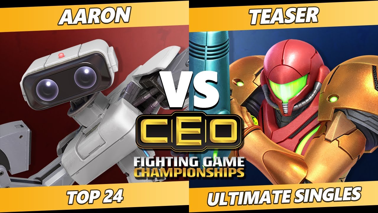 CEO 2021 Top 24 - Aaron (ROB) Vs. Teaser (Samus) SSBU Ultimate ...