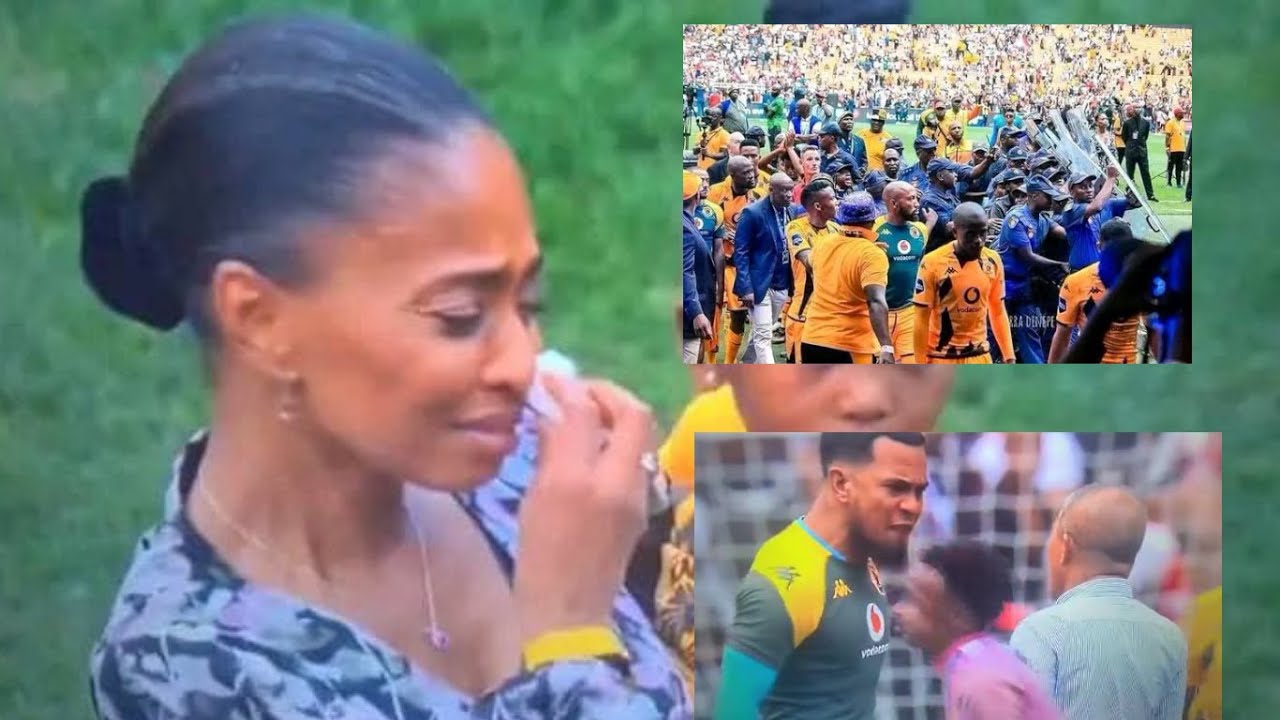 KAIZER CHIEFS IN TROUBLE CAUSE OF FANS/ JESSICA MOTAUNG CRYING/ BRANDON ...