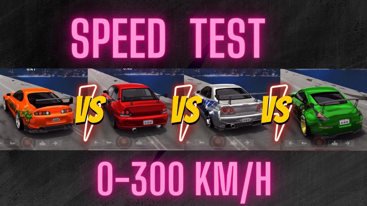 Skyline, Supra, 350z, Evolution | SPEED TEST 0-300km/h PetrolHead - YouTube