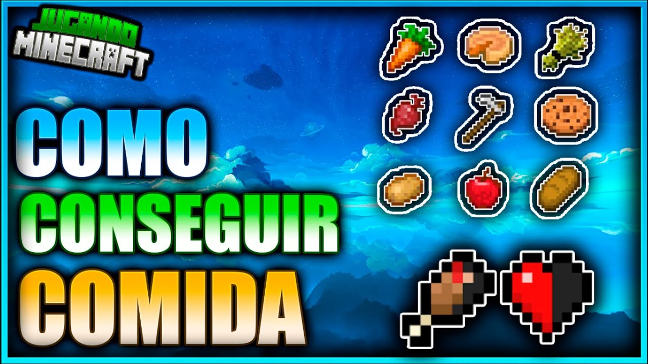 COMO CONSEGUIR COMIDA Y HACER CULTIVOS - JUGANDO MINECRAFT Ep 4 - YouTube