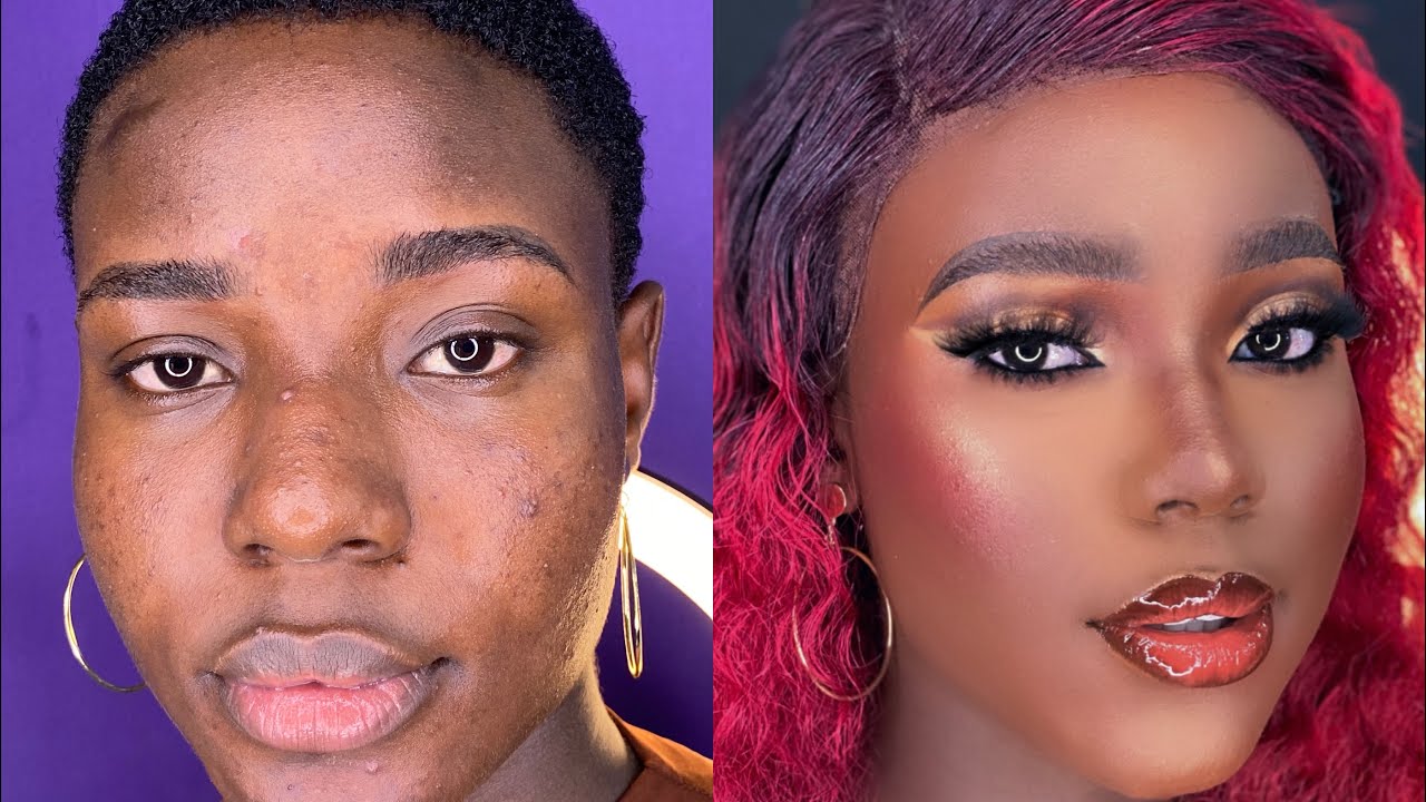 EXTRA GLAM MAKEUP TUTORIAL - YouTube