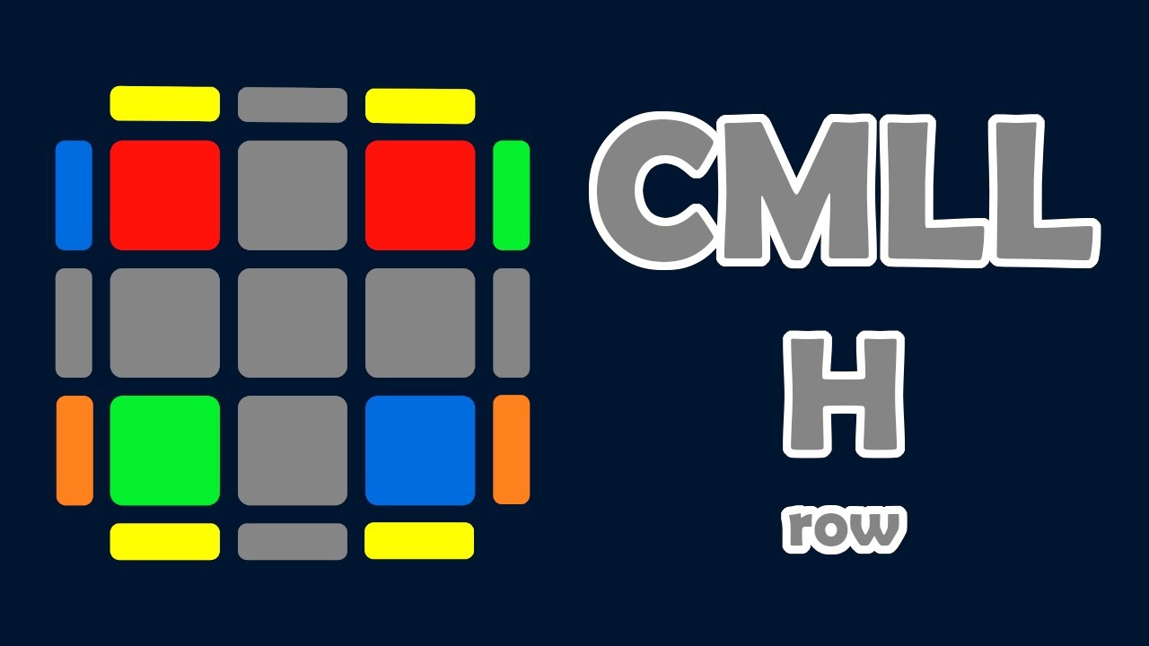 H-CMLL - Row | Algorithm + Finger Tricks | Roux Tutorial - YouTube