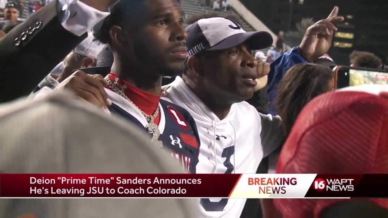Coach Prime tells his team he's leaving for Colorado - YouTube