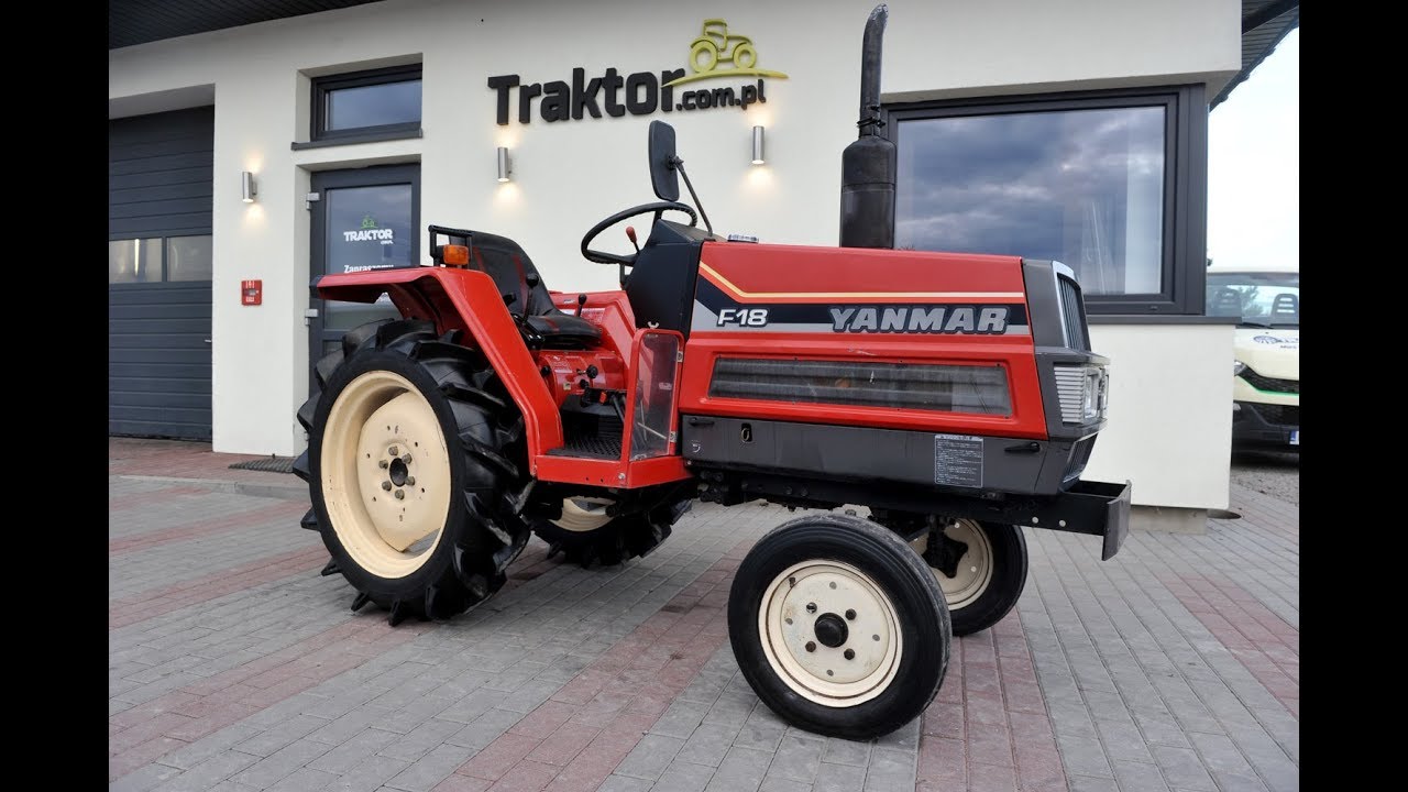Yanmar F18 2x4 18KM japoński mini ciągnik TRAKTOR.COM.PL - YouTube