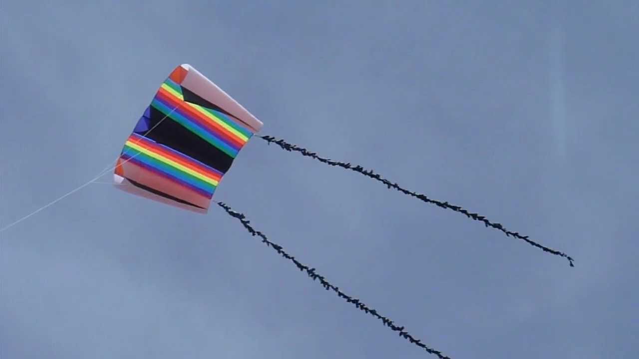 Rainbow Sled kite - YouTube