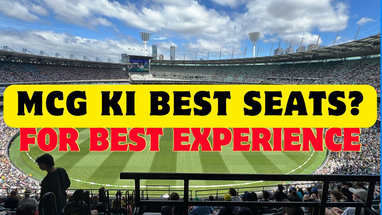 Yeh hain MCG ki Best seats for a cricket match #melbourne #pakvsaus # ...