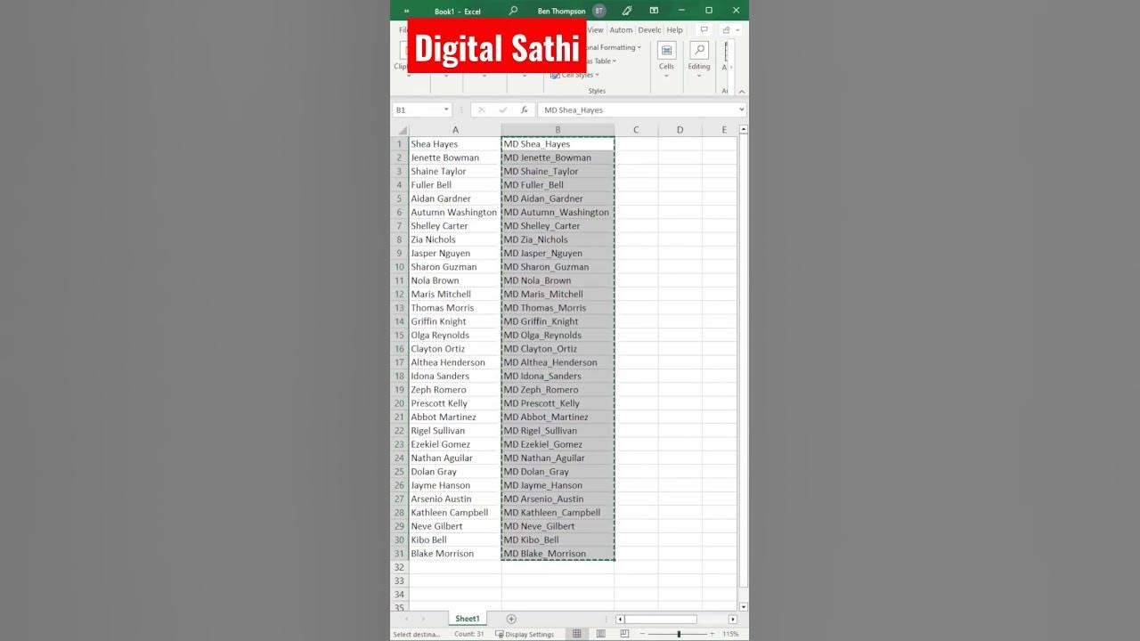 Create Folders From A List In Excel Exceltips And Exceltricks Exceltutorial Excelshort