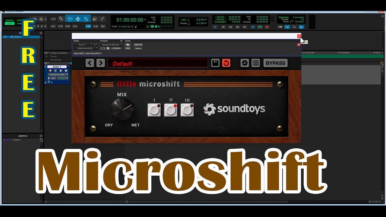 SOUNDTOYS MICROSHIFT - Plugin gratis actívalo ahora - YouTube