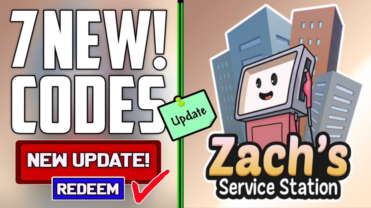 ALL NEW!⚠️ZACH'S SERVICE STATION ROBLOX CODES 2025 - ZACH'S SERVICE ...