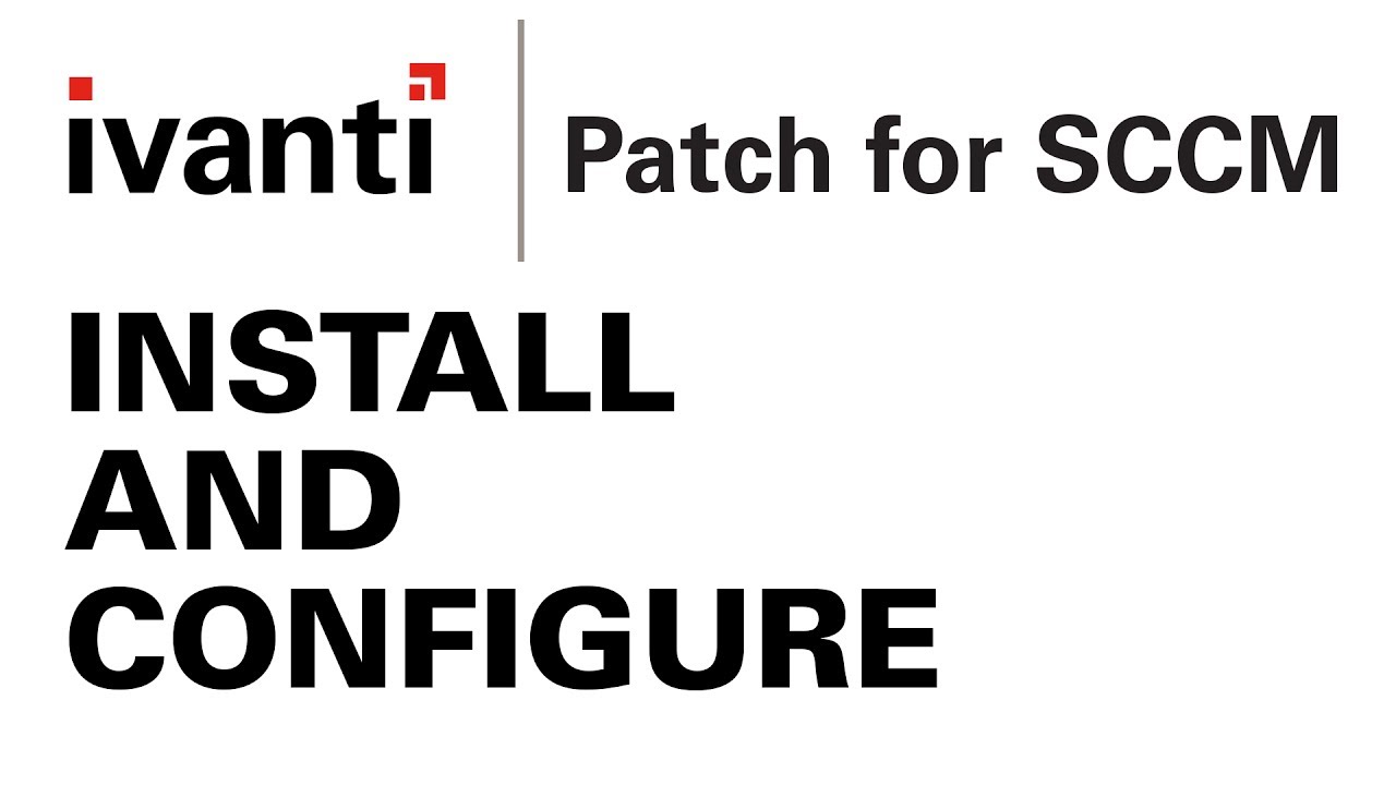 Patch For Sccm 2 3 How To Install And Configure Youtube