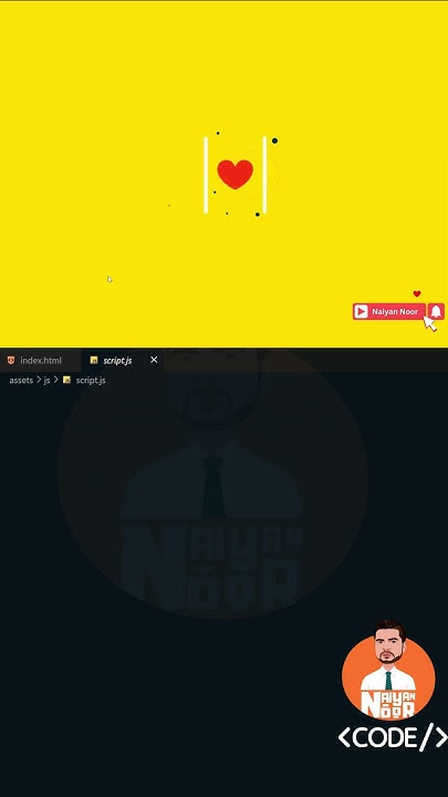 i love you by Naiyan Noor (HTML,CSS,JS) #naiyannoor #coding #webdesign #javascript #python # ...