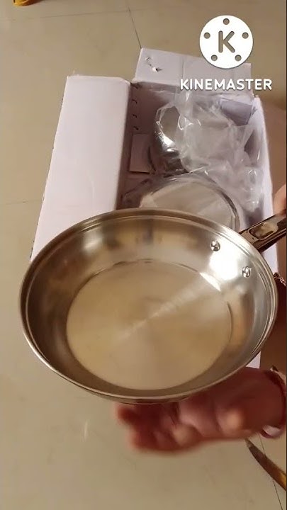 'pigeon' Kadai, Fry Pan and Saucepan Induction Bottom Cookware SetSteel # shorts - YouTube