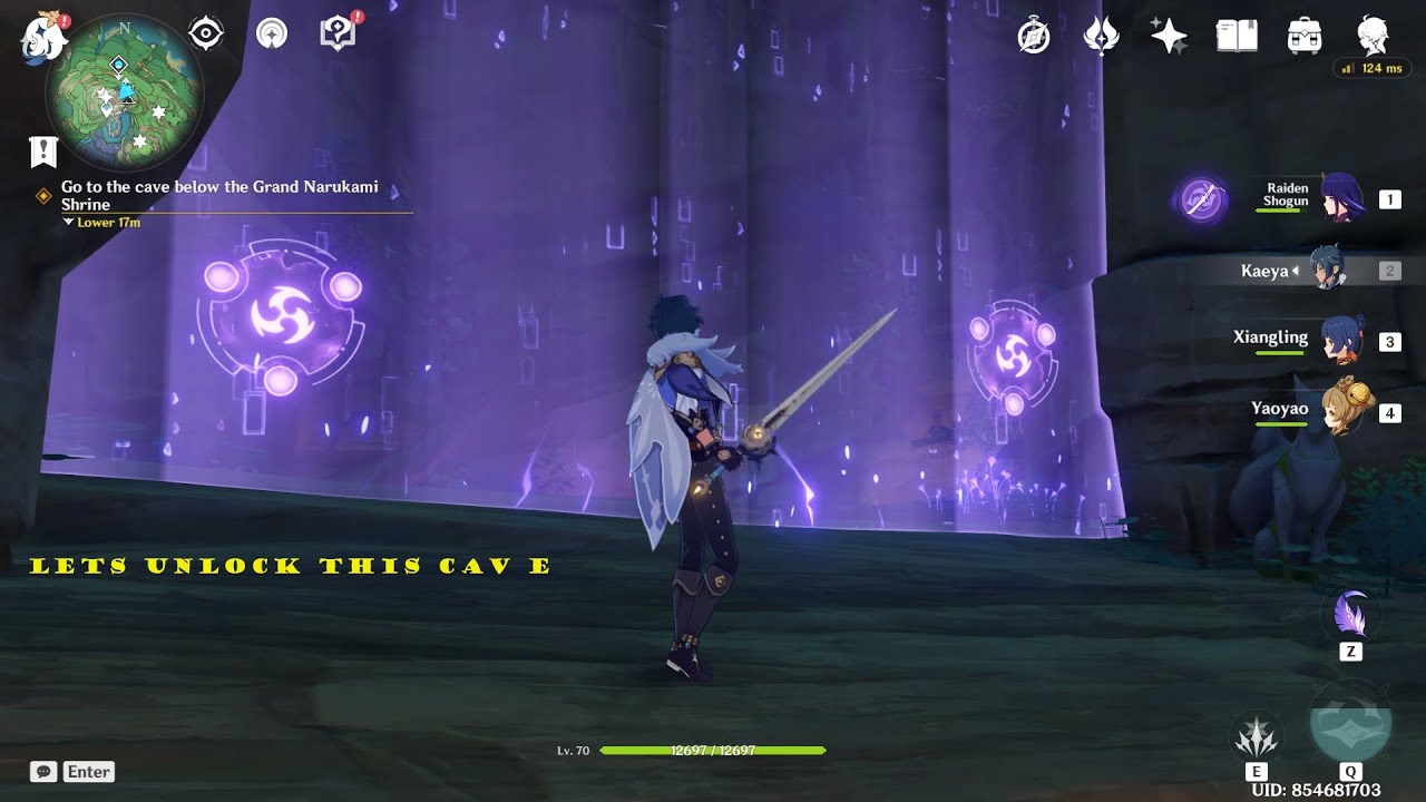 How to unlock Cave Below Narukami Shrine |Go To The Cave Below The ...