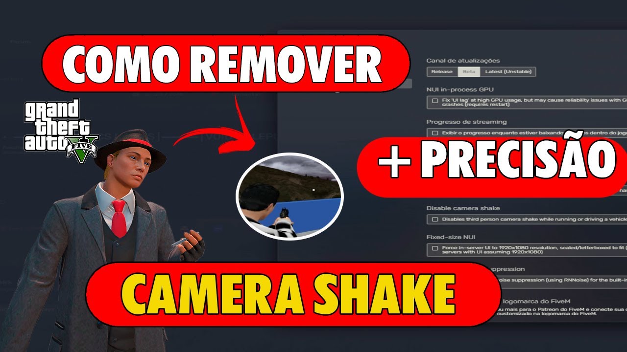 COMO REMOVER A CAMERA SHAKE DO FIVEM E TER MAIS PRECISÃO NA MIRA ...