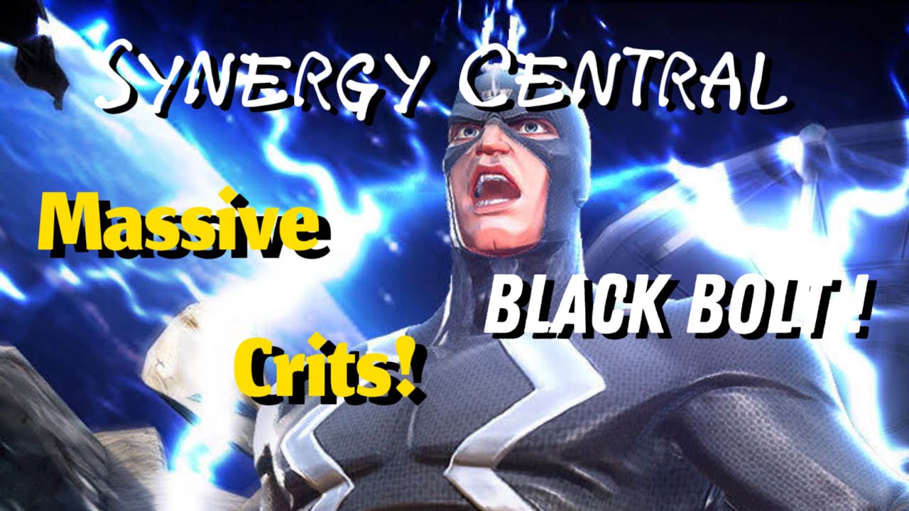 MCOC Black Bolt Synergy Central! - YouTube