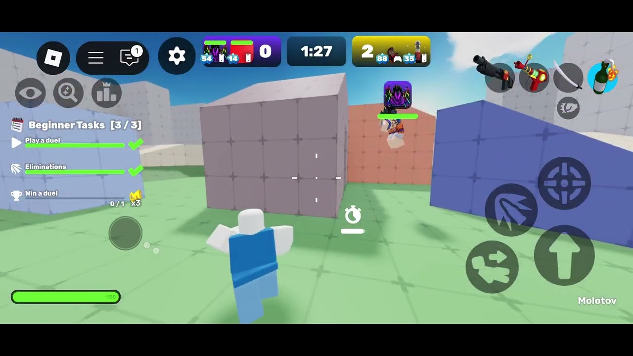 Rivals on Roblox - First game with son Leveling up - YouTube