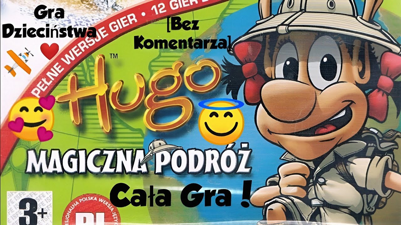 🌍🗝️🤠📖,,Gra Dzieciństwa''🕵‍♀️🛩️⛽🧭- ,,Hugo Magiczna Podróż"😇 🥰 [CAŁA GRA ...