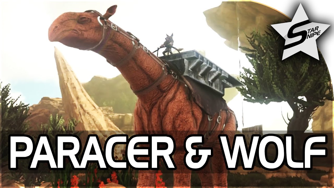 ARK: SCORCHED EARTH Gameplay Part 15 - "PARACER TAMING & DIRE WOLF ...