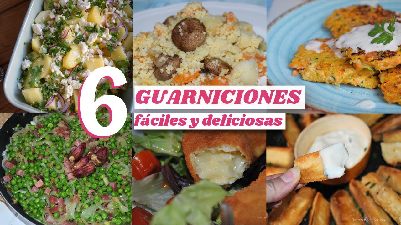 ⭐ 5+1 GUARNICIONES FÁCILES para cualquier plato ¡tienes que probarlas ...