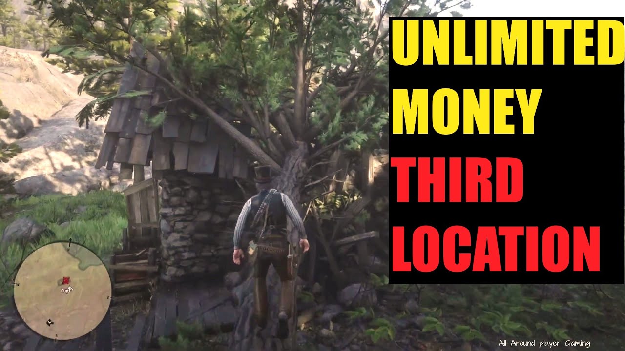 Red Dead Redemption 2 - EASY Unlimited Money Gold ( THIRD LOCATION ...