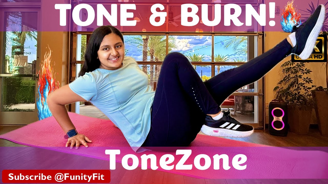 30 Min Total Body Tone | HIIT + Strength Fusion | ToneZone by FunityFit ...