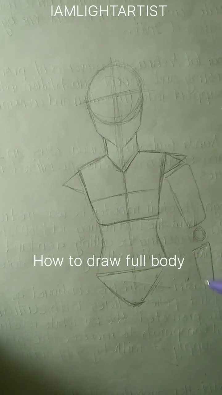 How to draw full body of any anime - Oar2 how to draw full body