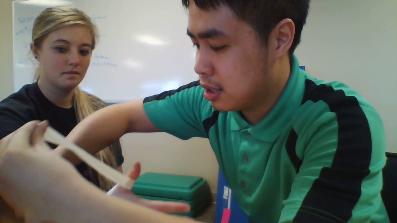 Thumb Spica Taping Technique for DeQuervain Syndrome - YouTube