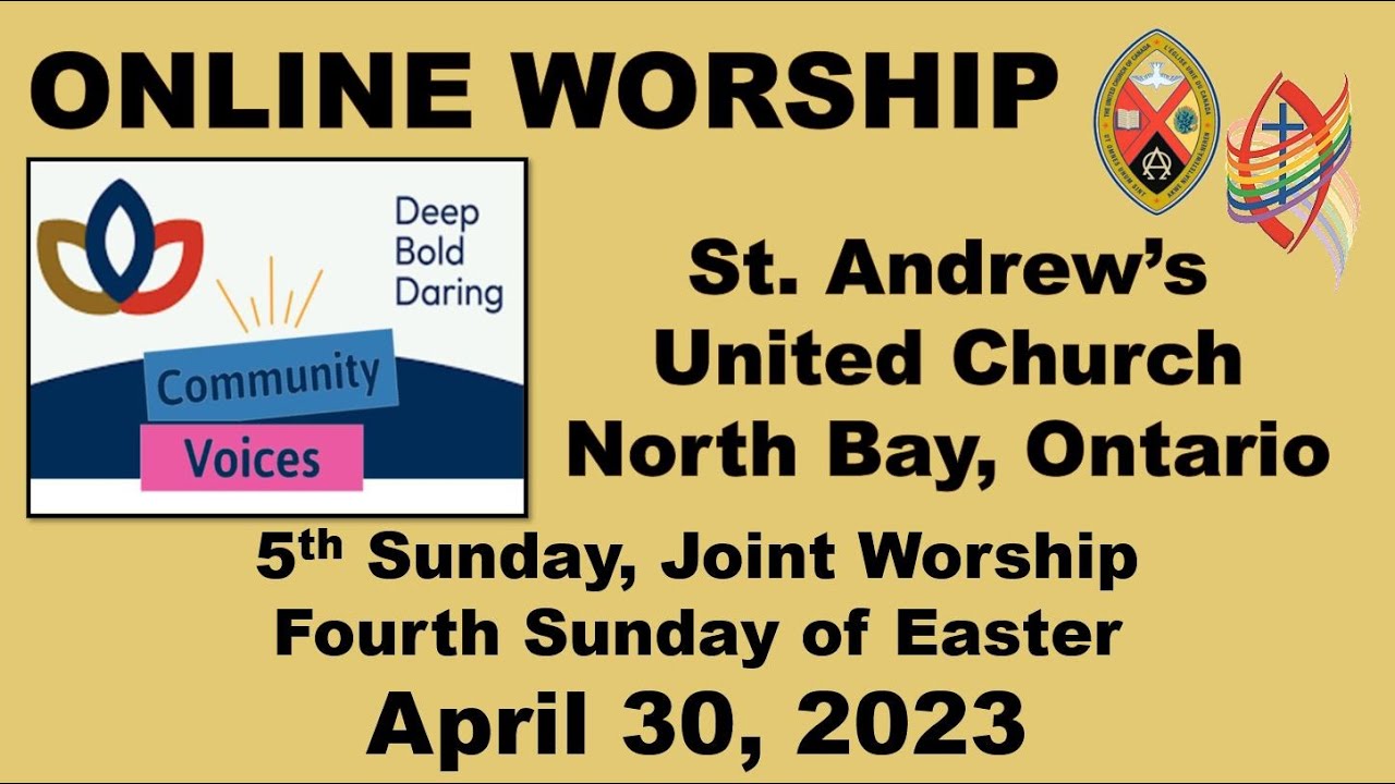 St. Andrew's United - April 30, 2023 - Fifth Sunday Joint Service - YouTube