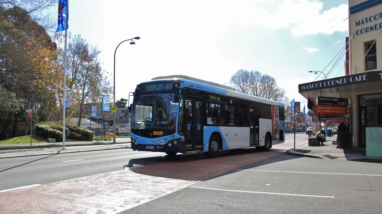 Sydney Buses 2483: Scania K280UB (ZF/Custom Coaches CB80) - YouTube