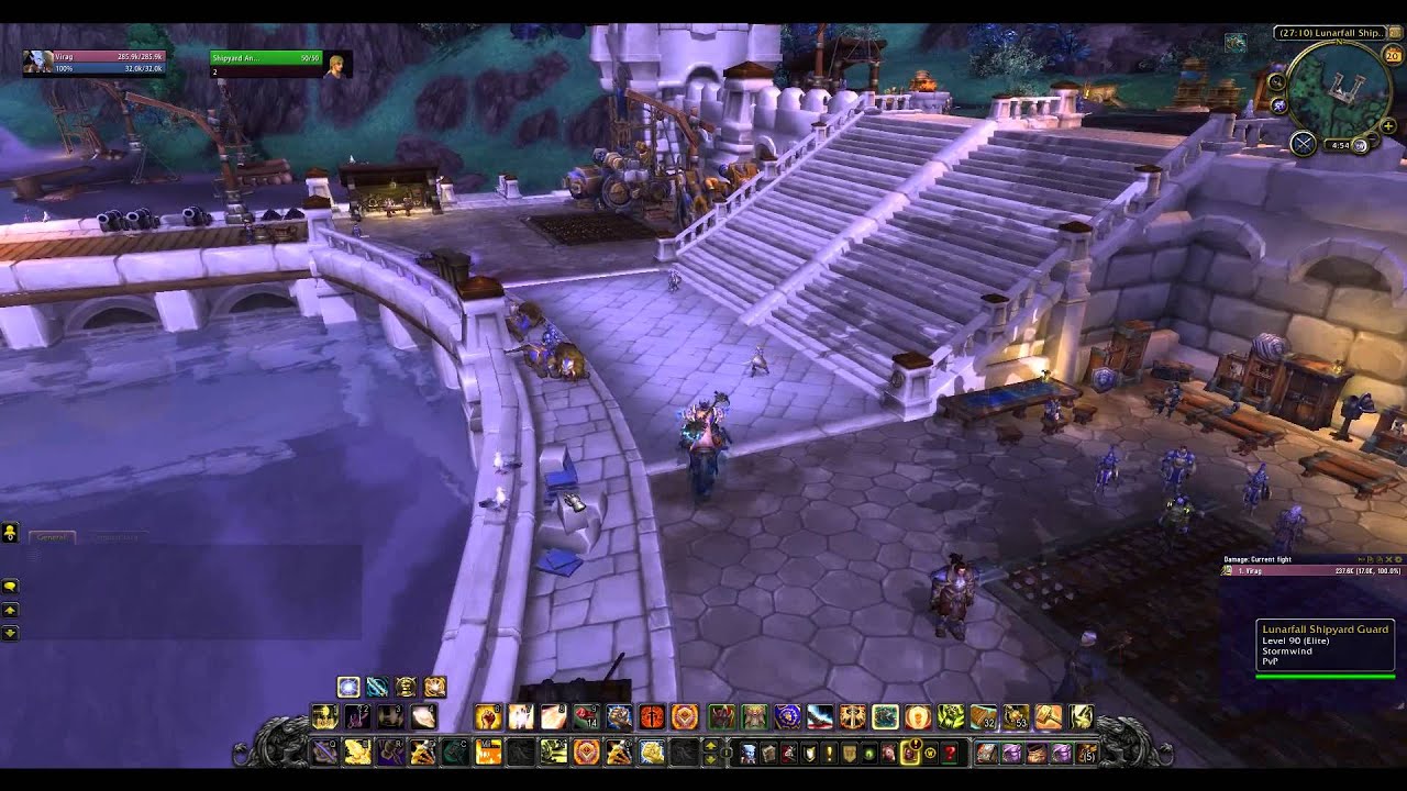 Lunarfall Shipyard Overview WoW Alliance - YouTube