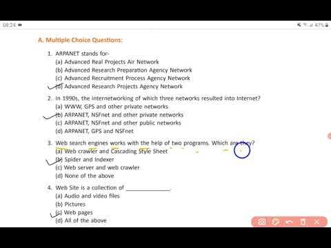 ICT Class 9 Chapter 1 Basics of Internet | CBSE | Summary Exercise ...