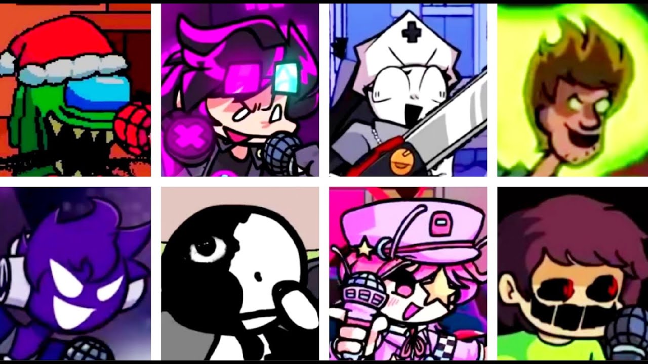 Portrait But Everyone Sings it in Turn 🎤 (FNF Portrait But Different ...