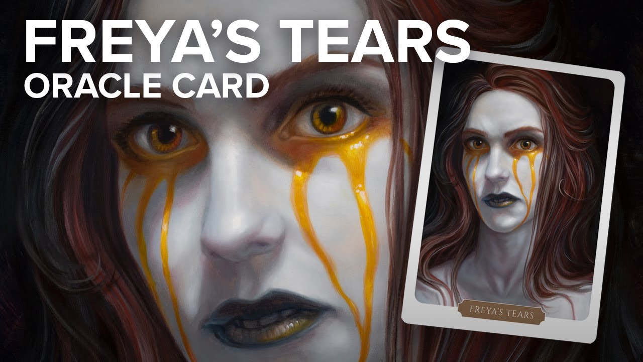 Viking Oracle Deck - Freya's Tears Card - YouTube