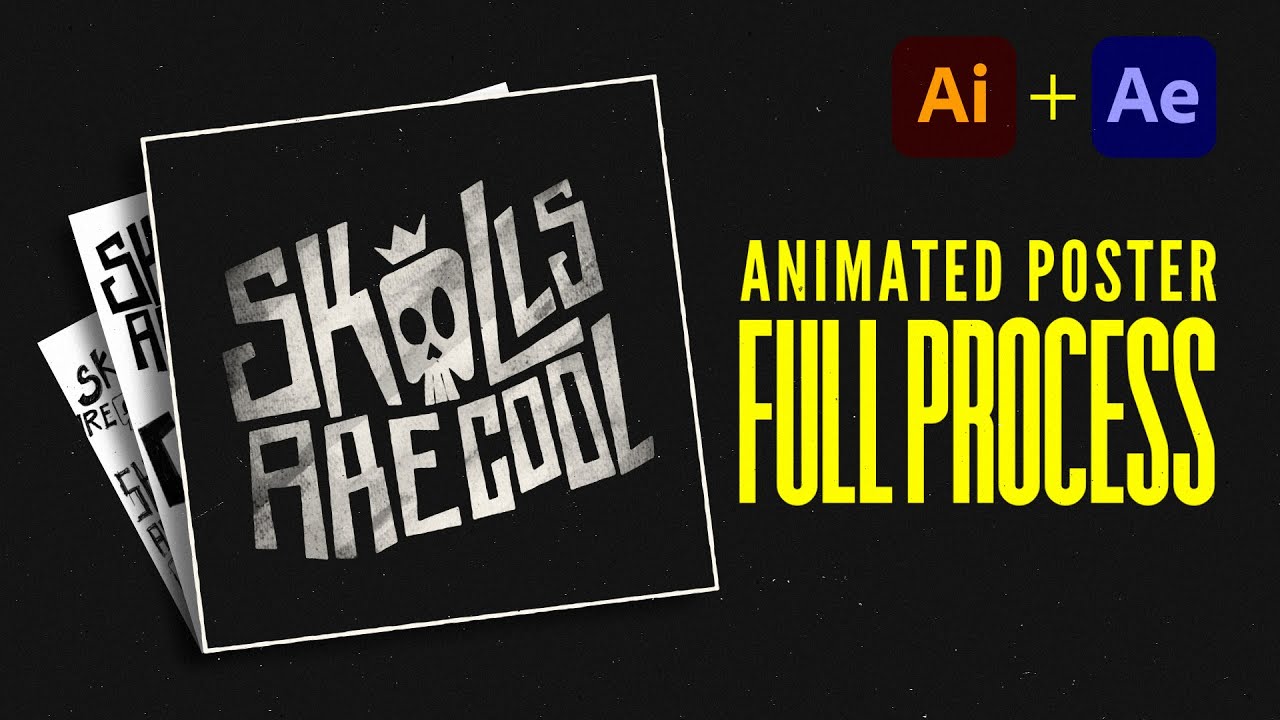 Animated Poster in AFTER EFFECTS | Motion Design & Animation Workflow ...