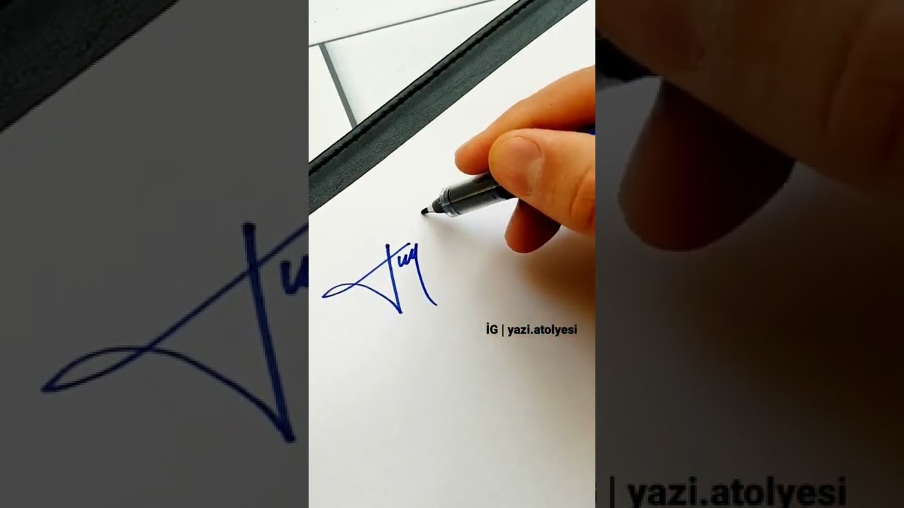 Tuğba imza örneği #imza #signature - YouTube