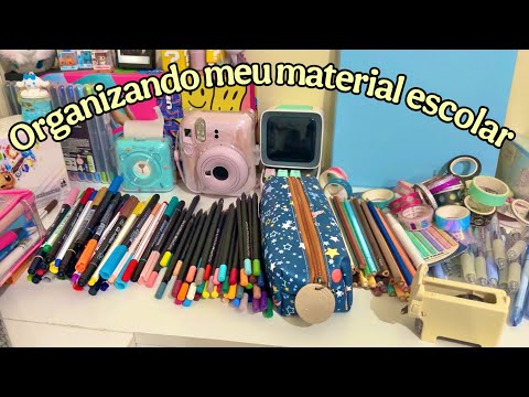 ORGANIZANDO MEU MATERIAL ESCOLAR 2026