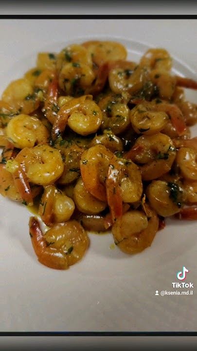 🌹Креветки в кокосовым соусе. рецепт в описании🌹 Crevete in sos de cocos ...