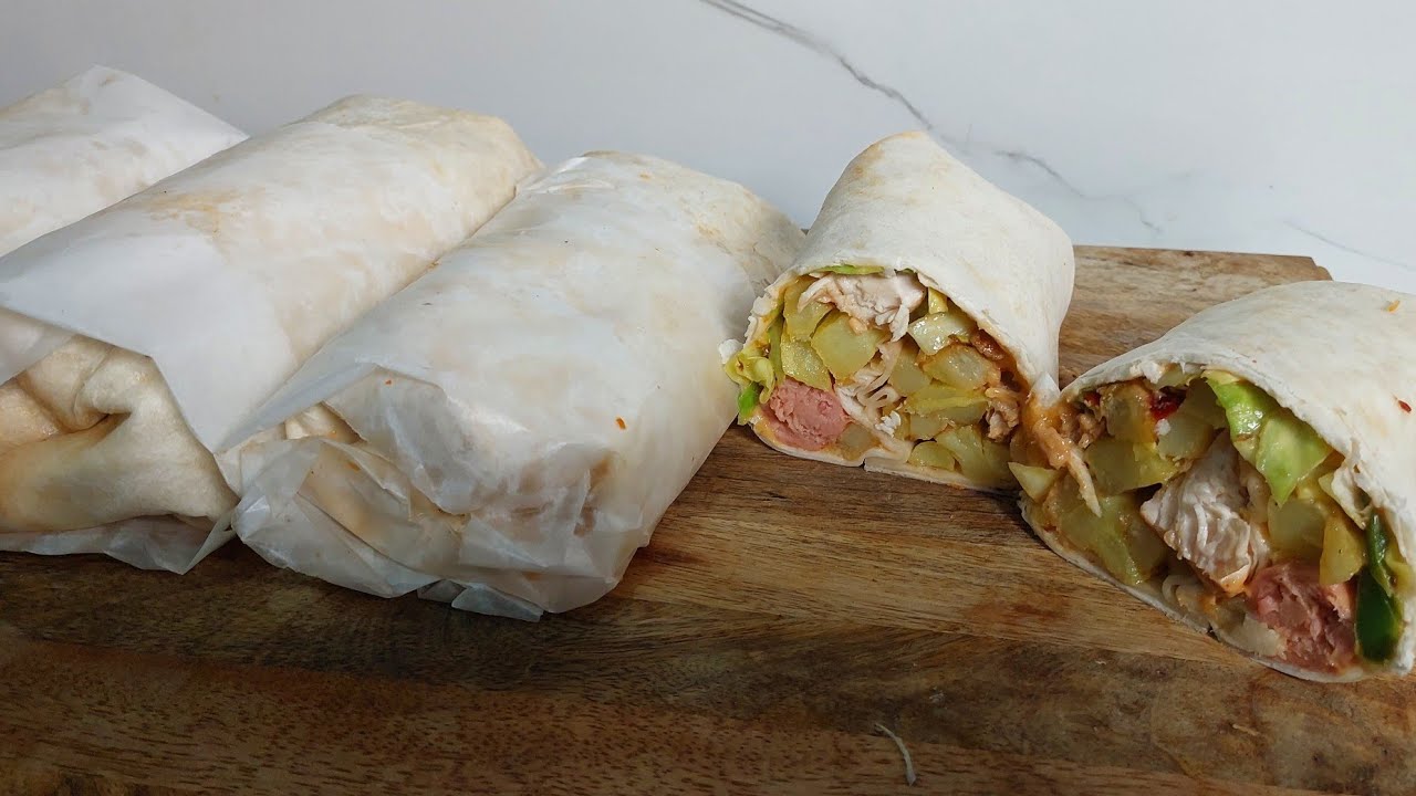 Totilla wrap | Afghani burger | easy step by step recipe - YouTube