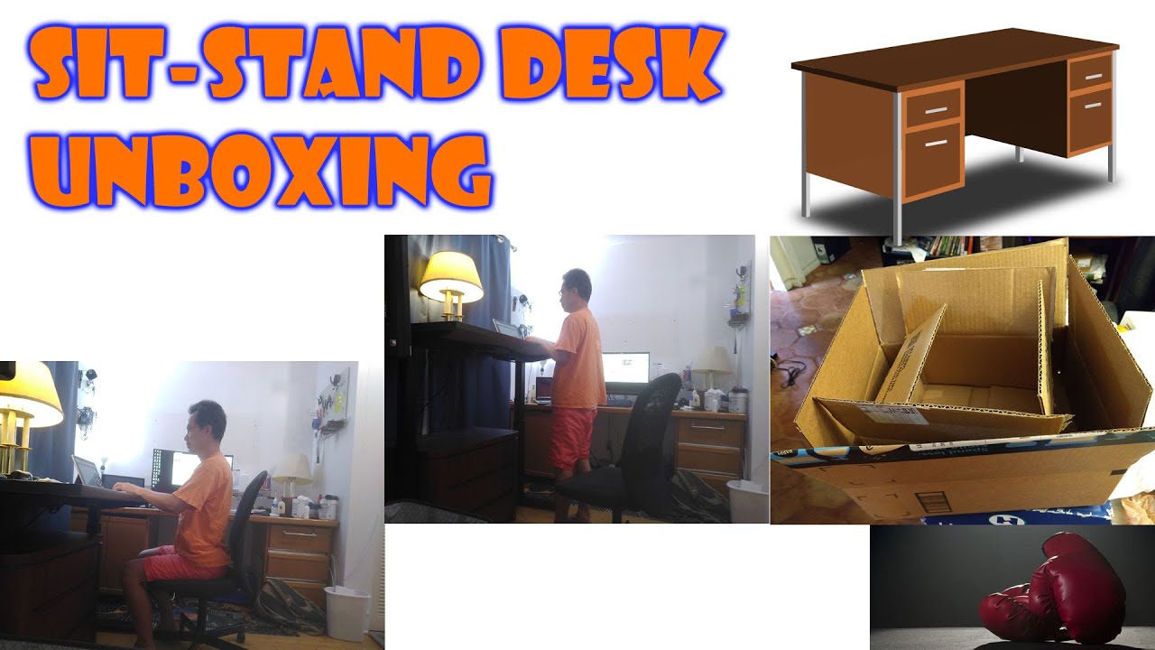 Emory sit stand desk assembly - YouTube