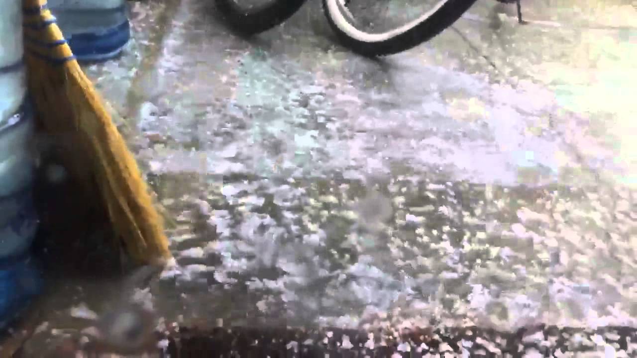 Snow in Huntington Beach - YouTube
