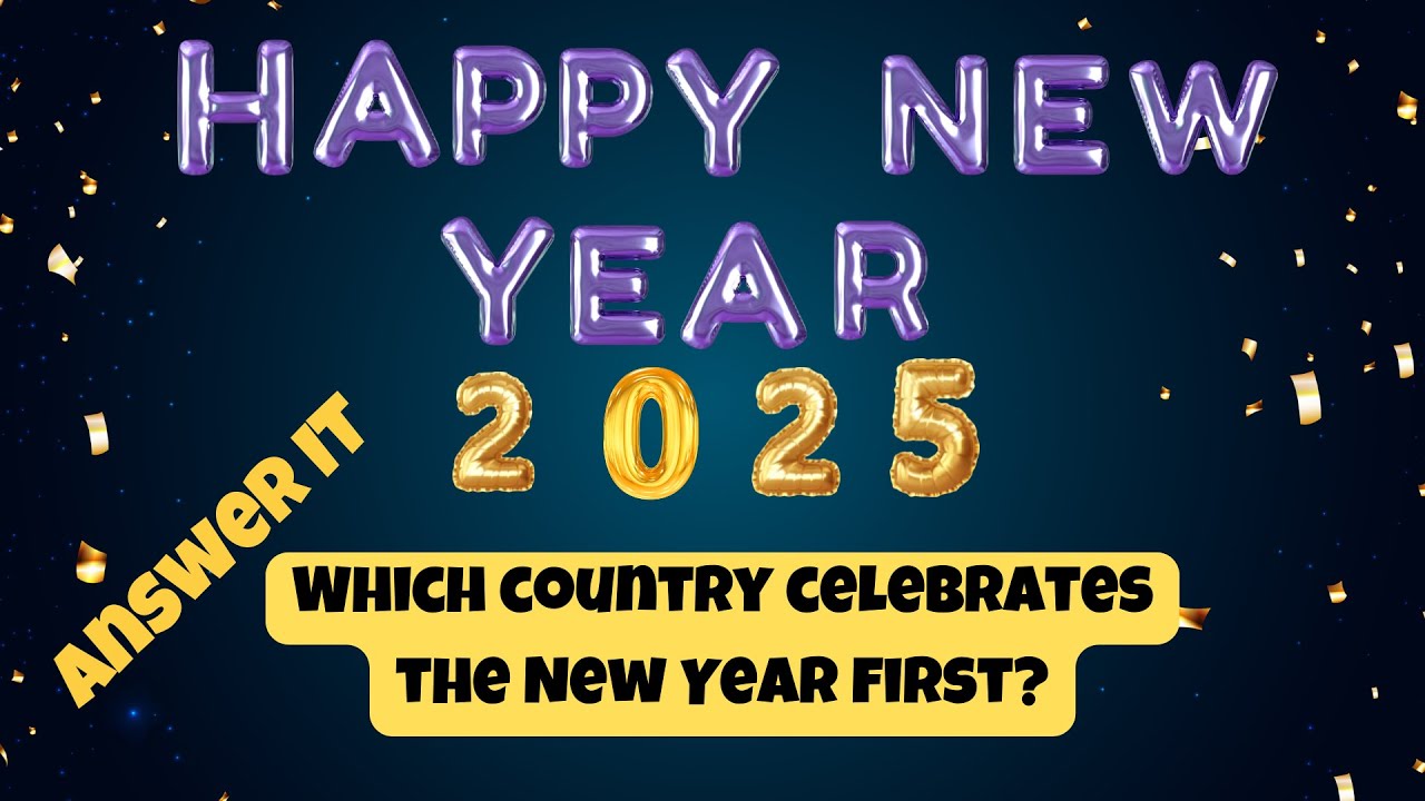 Which country celebrates the New Year first? - YouTube