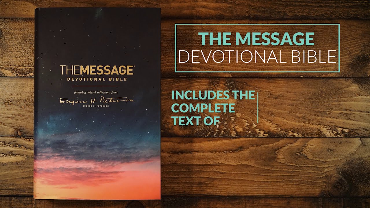 The Message Devotional Bible - YouTube